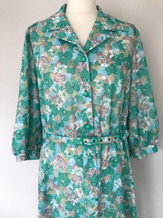 1980s Green Midi Dress from Richard Stump - Gem