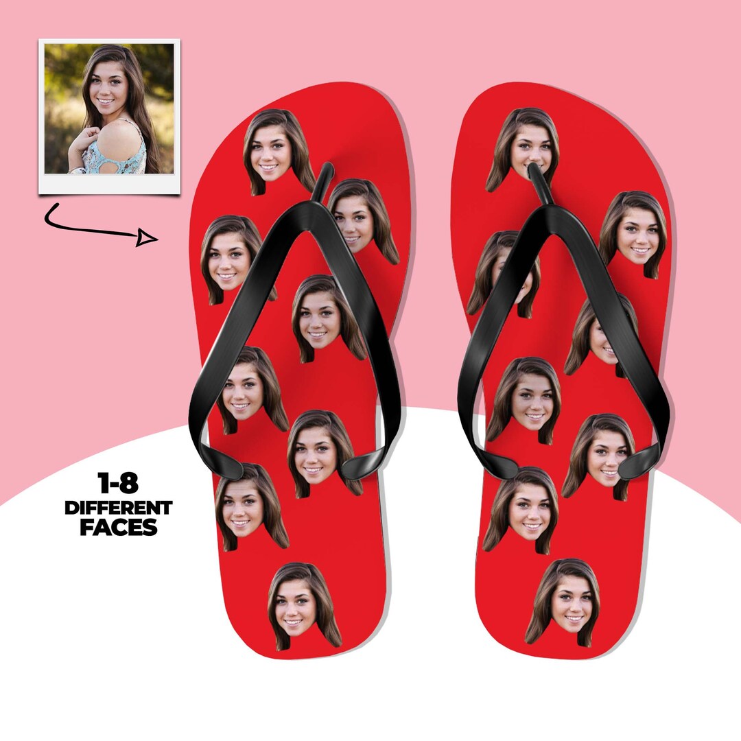 Bachelorette Party Flip Flops, Custom Bride Team Sandals, Bridal Party ...