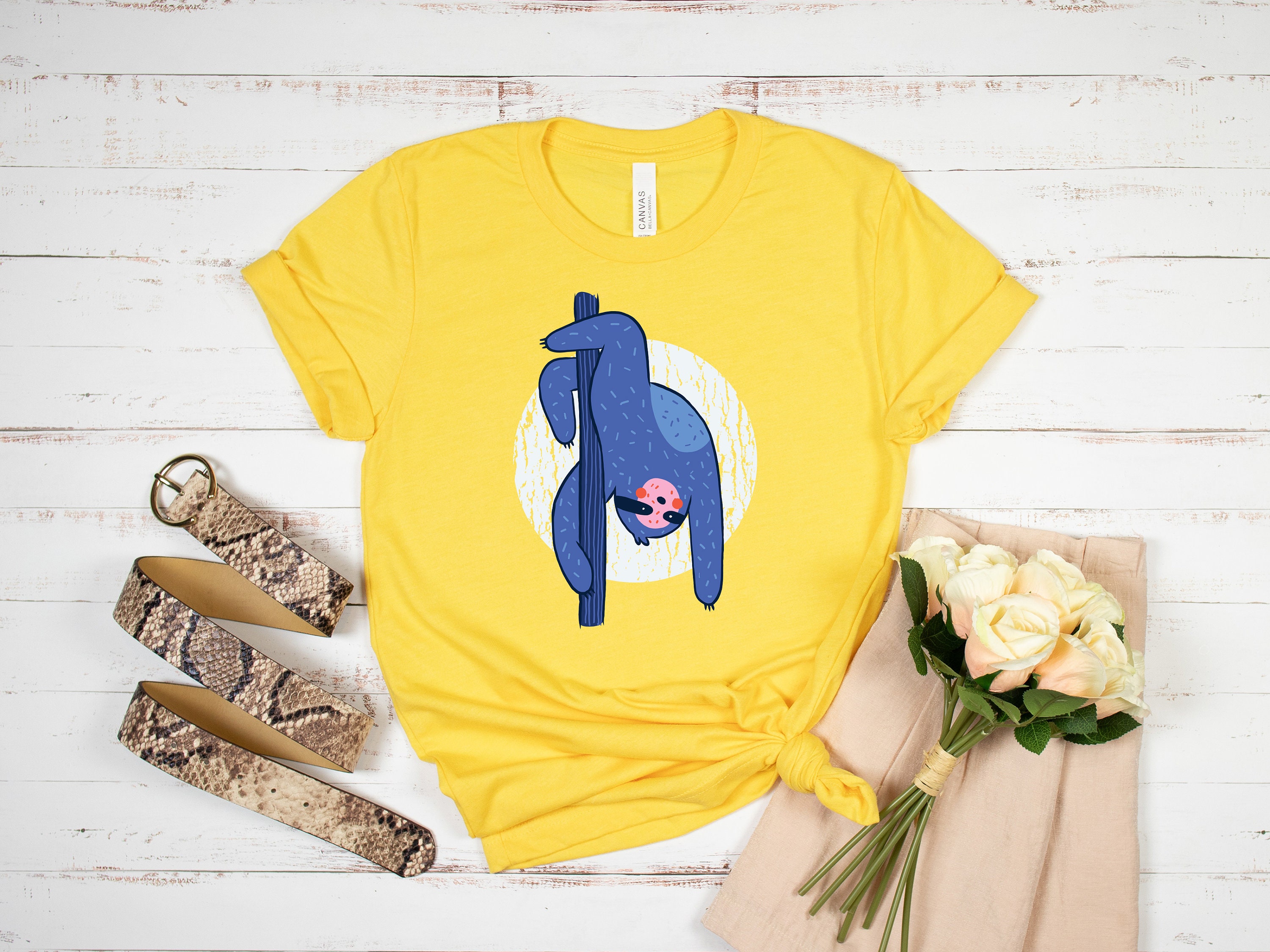 Pole Dance Sloth Unisex T-shirt - Etsy