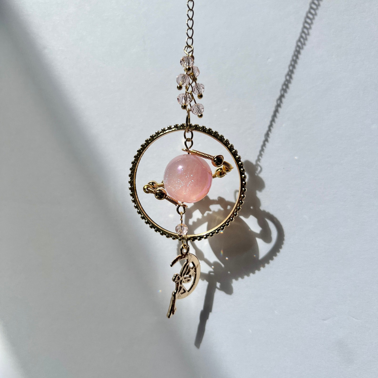 Blossom Fairy Car Hanging | Tinker Bell Charm | Sun-catcher ...