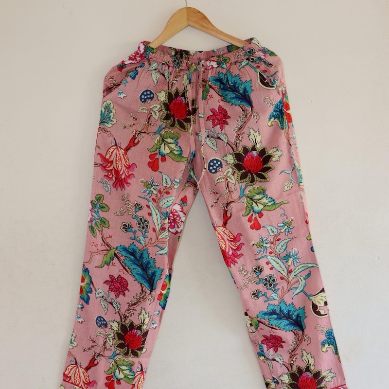 Indian Print Loose Pants - Etsy