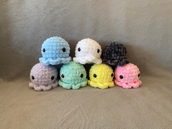 Crochet Octopus Stress Ball Anxiety Puff | Etsy