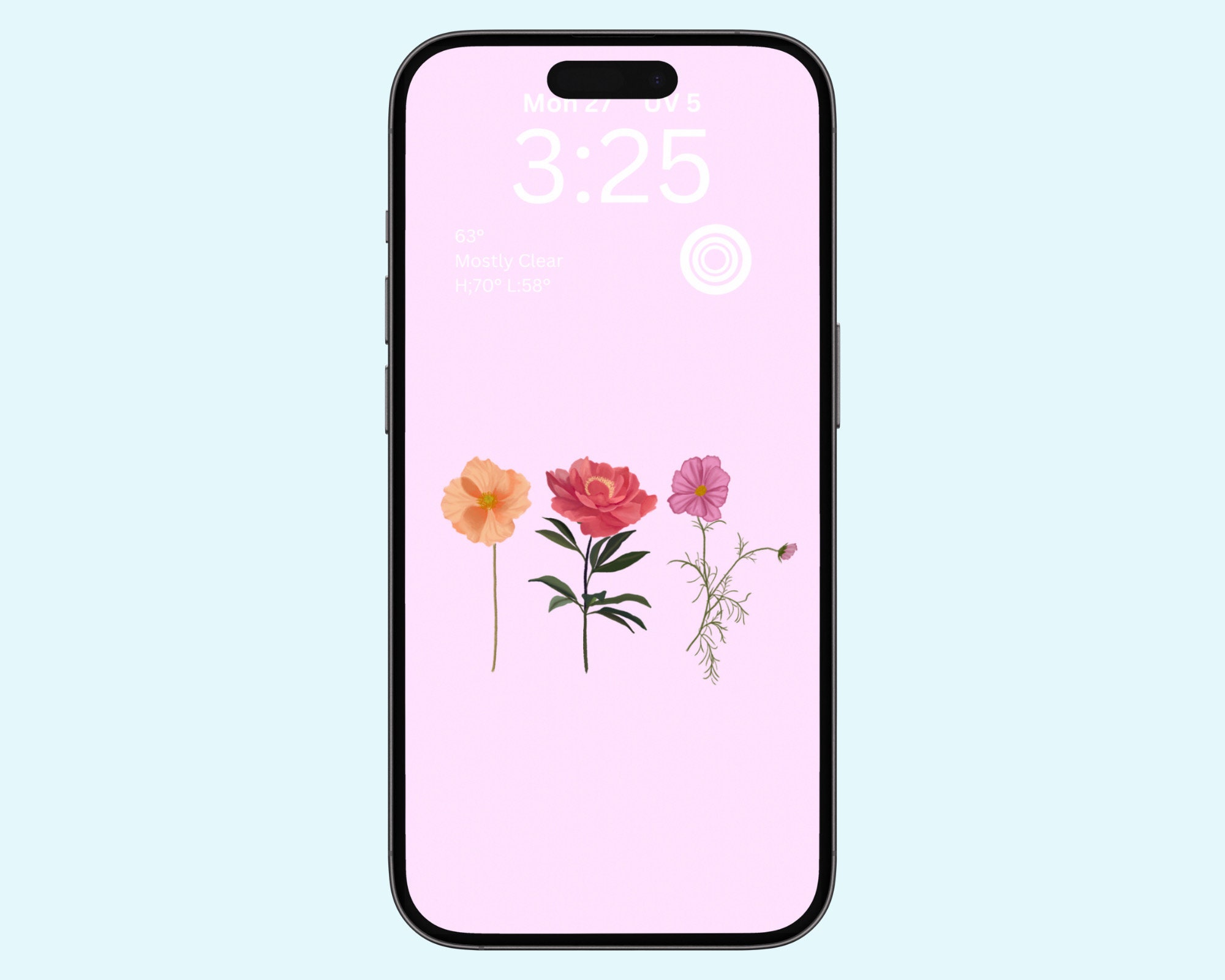 Flower Phone Wallpaper Digital Download - Etsy