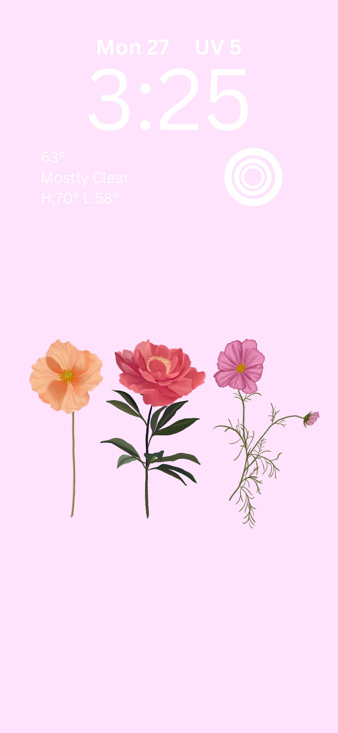 Flower Phone Wallpaper Digital Download - Etsy