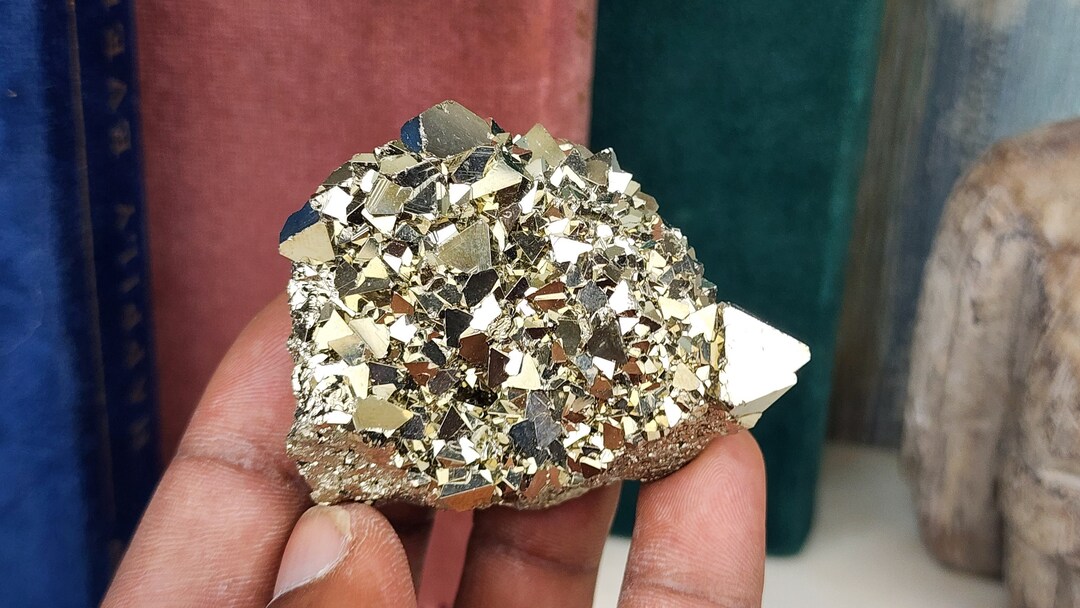 Triangle Pyrite Cluster - Etsy