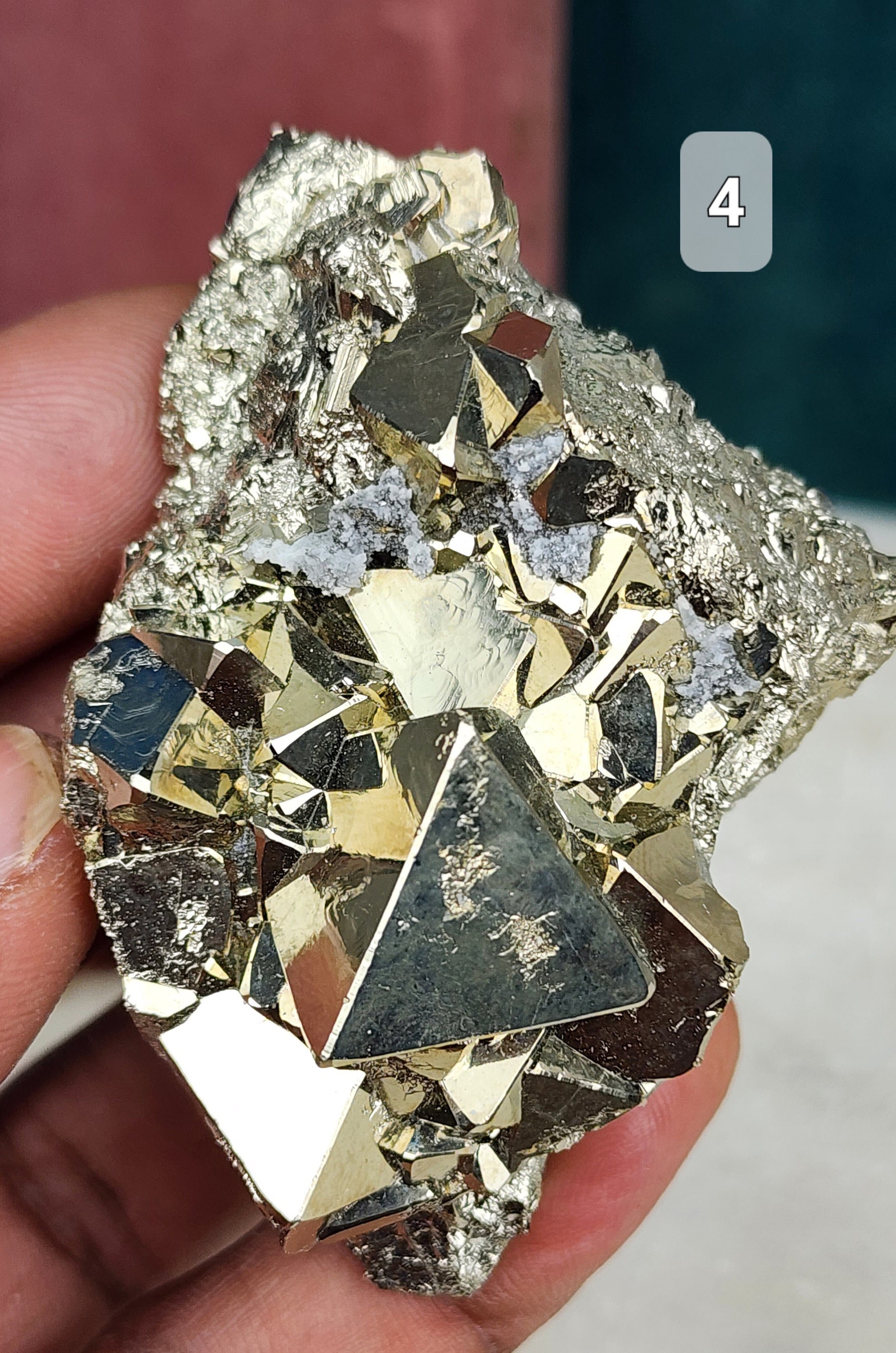 Triangle Pyrite Clusters - Etsy