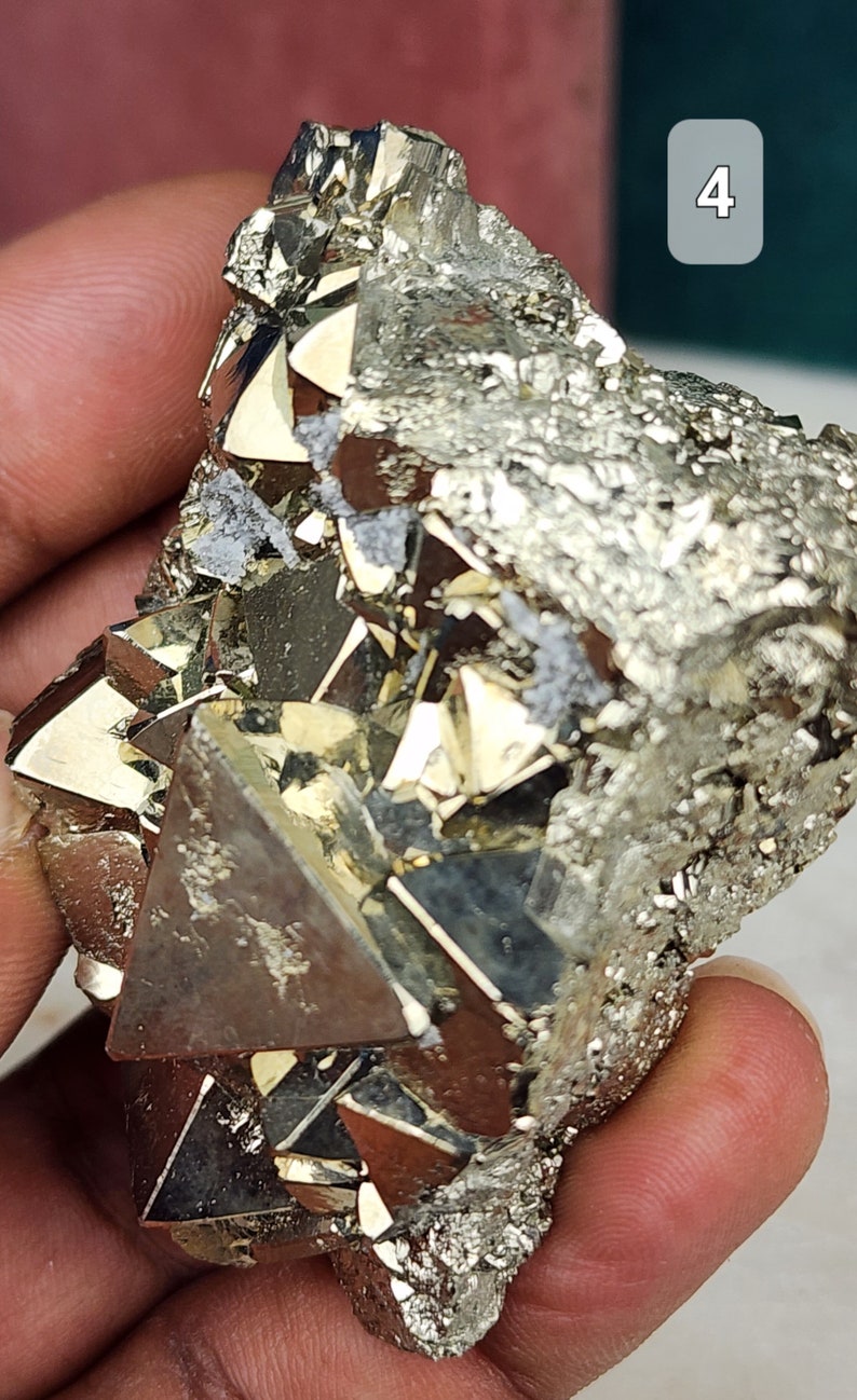 Triangle Pyrite Clusters - Etsy