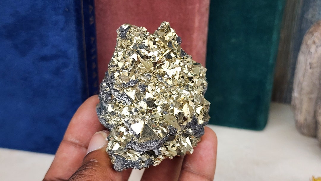 Triangle Pyrite Clusters - Etsy