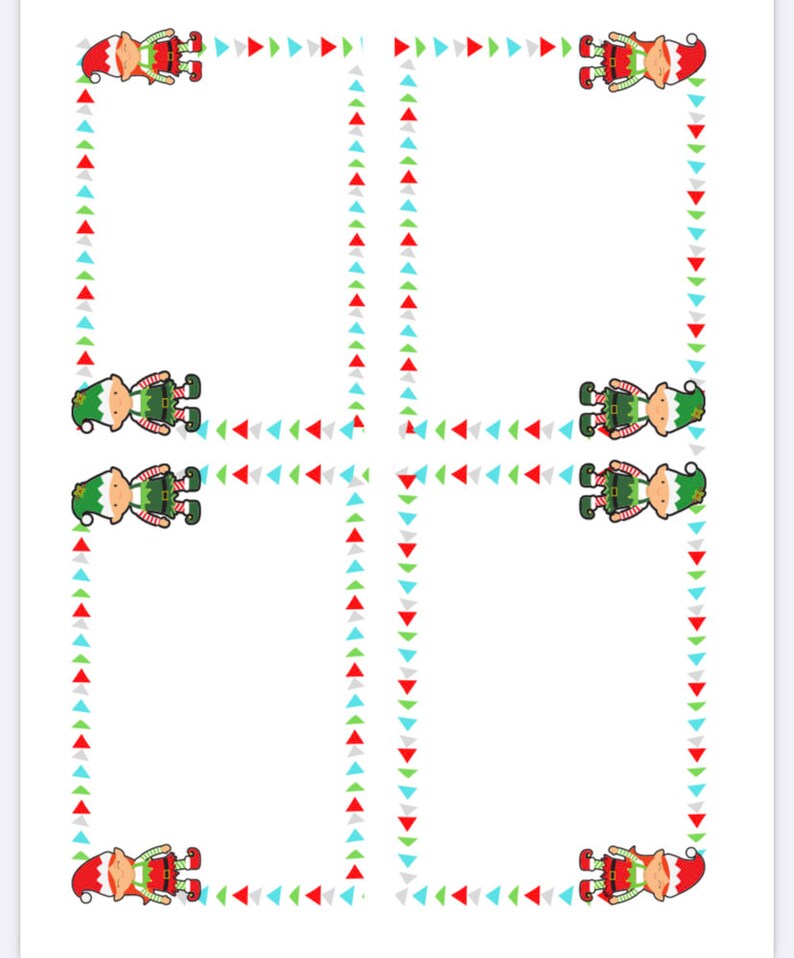 Blank Elf Note Cards - Etsy