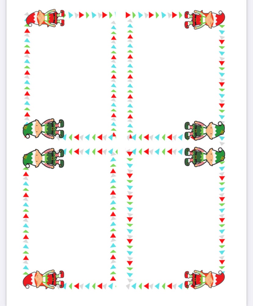 Blank Elf Note Cards - Etsy