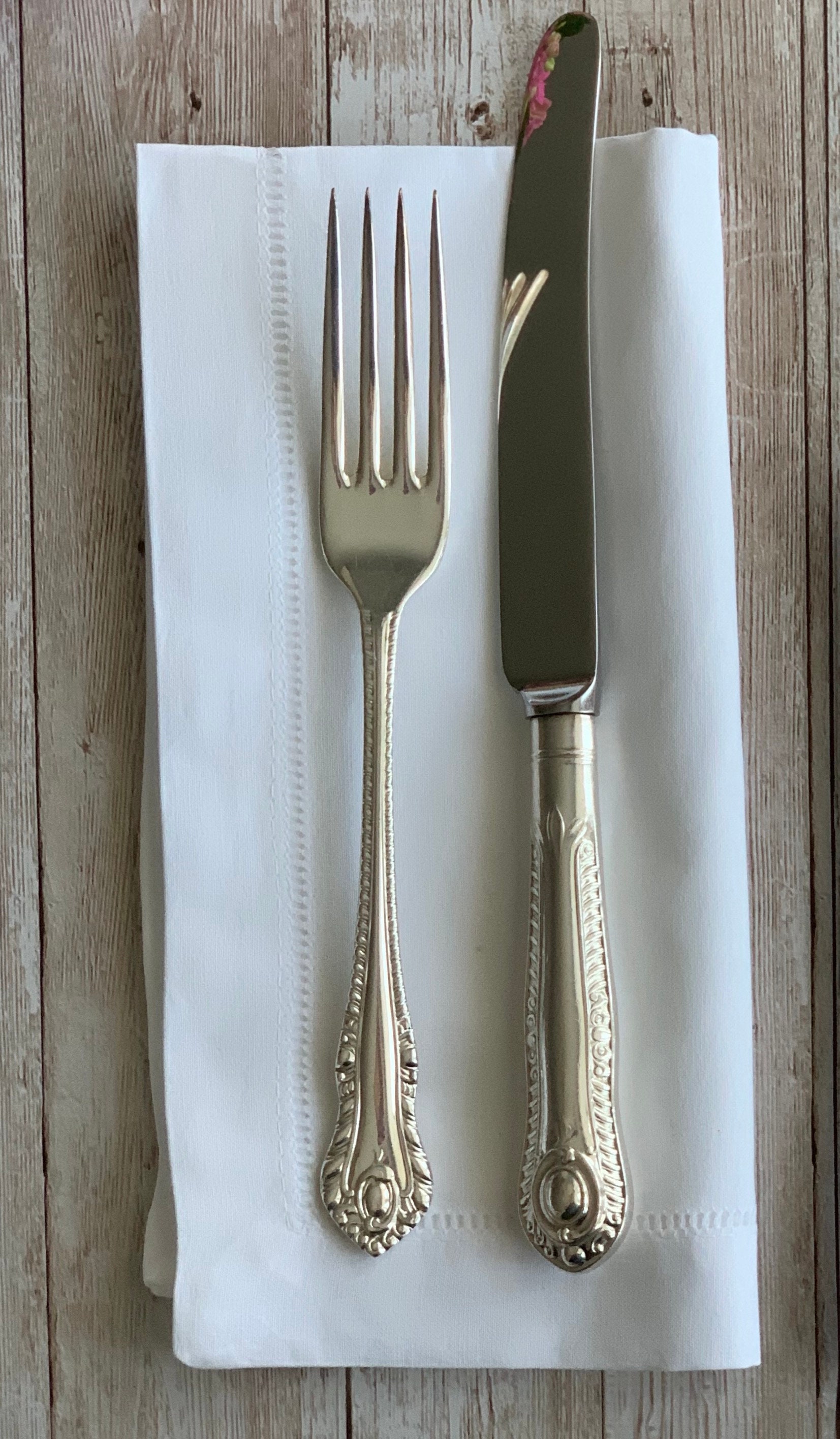 Home & Living Table Linens Set of 6pcs 100% Cotton Hemstitch Napkins ...