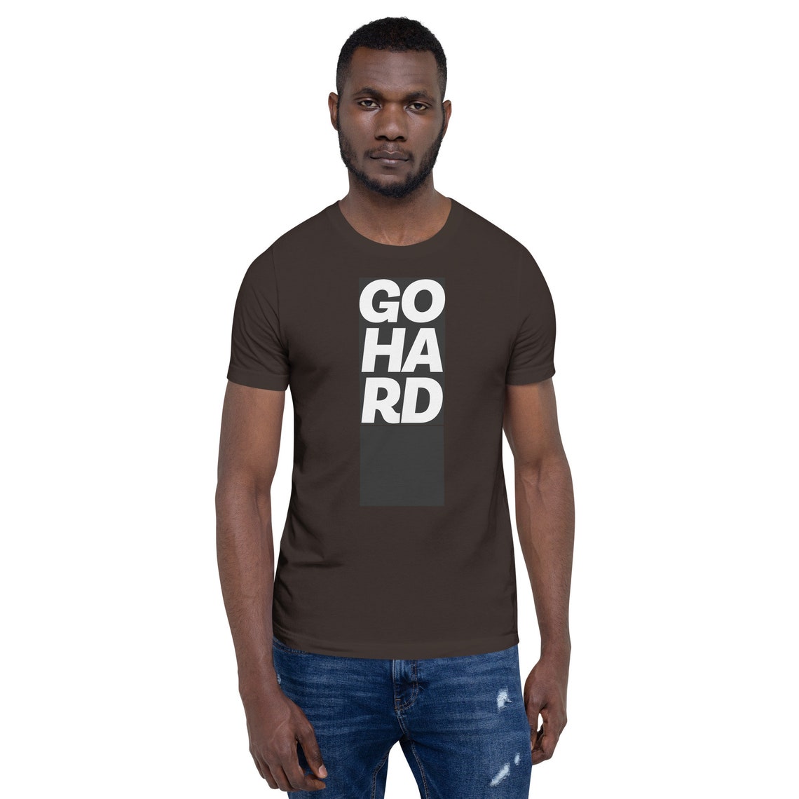 GO HARD Centered G1 T-shirt - Etsy