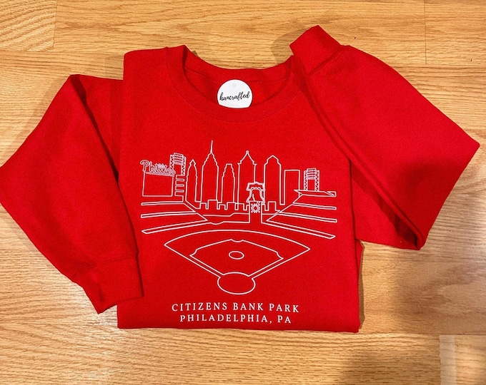 Citizens Bank Park Sweatshirt | Philadelphia Phillies Crewneck - Etsy