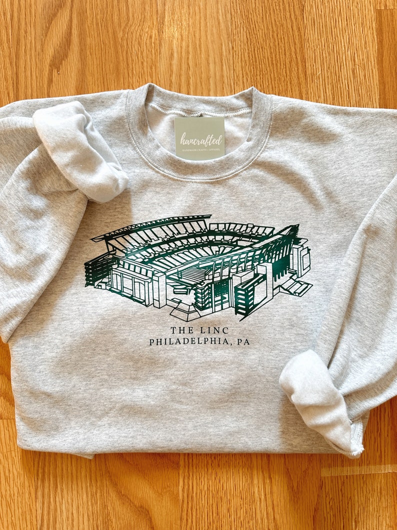 The Linc Crewneck | Lincoln Financial Field Shirt | Eagles Crewneck - Etsy