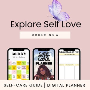 Digital PDF Self Care Planner Version 1, 75 Pages, Self Love Planner ...