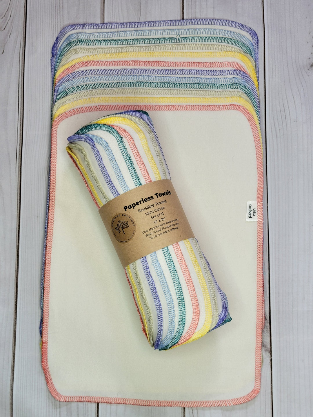 Paperless Paper Towels, 6, 12 and 24 Count, Washable Paper Towel ...