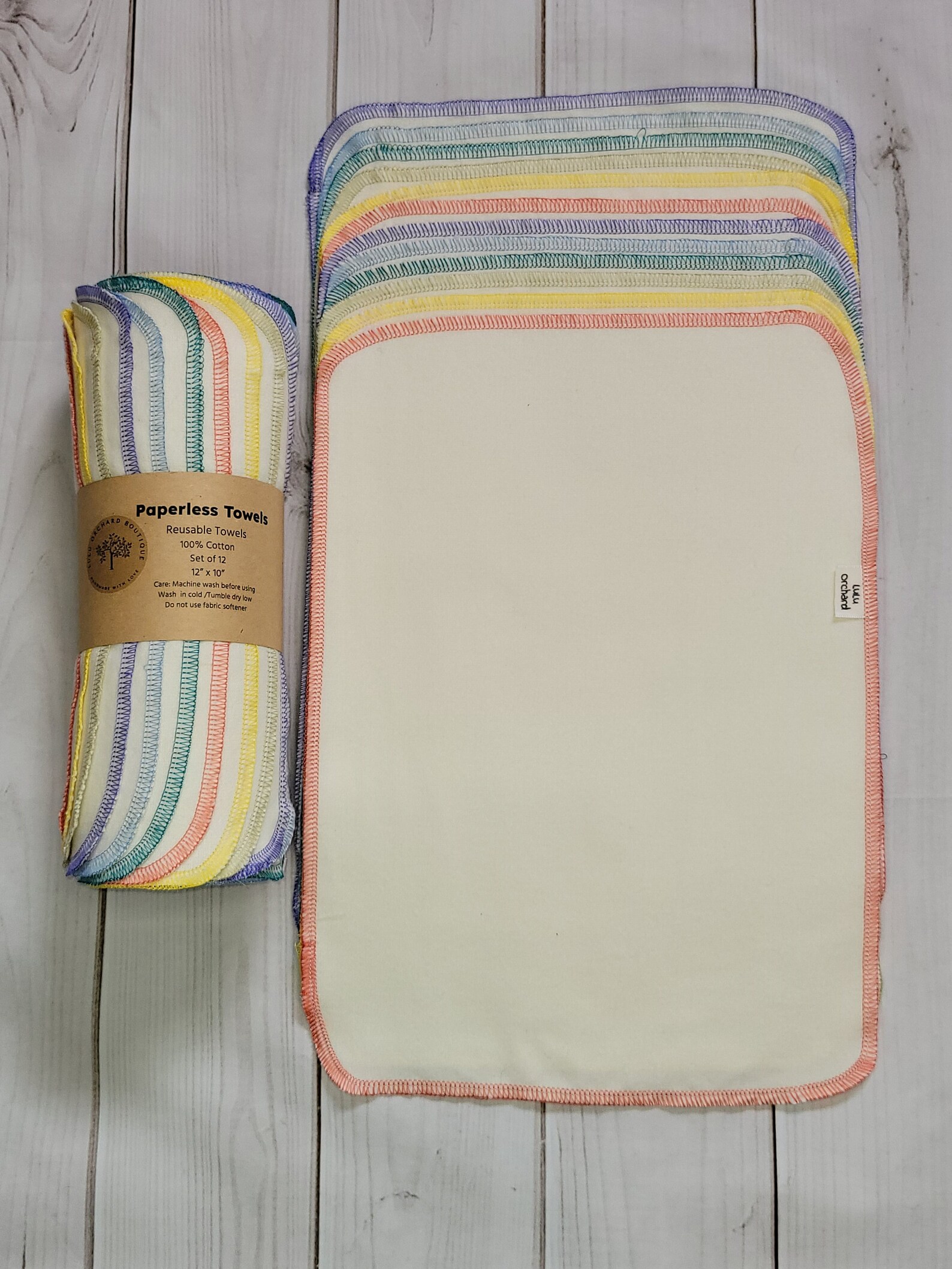 Paperless Paper Towels, 6, 12 and 24 Count, Washable Paper Towel ...