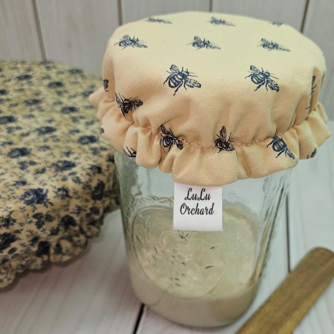 Sourdough Starter Jar Cover, Wide-mouth Jar Cover, Reusable Waterproof ...