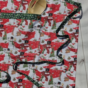 Snowman Full Apron, Christmas Apron, Apron for Women, Full Apron ...