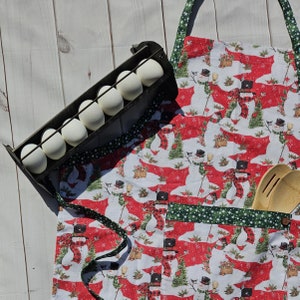 Snowman Full Apron, Christmas Apron, Apron for Women, Full Apron ...