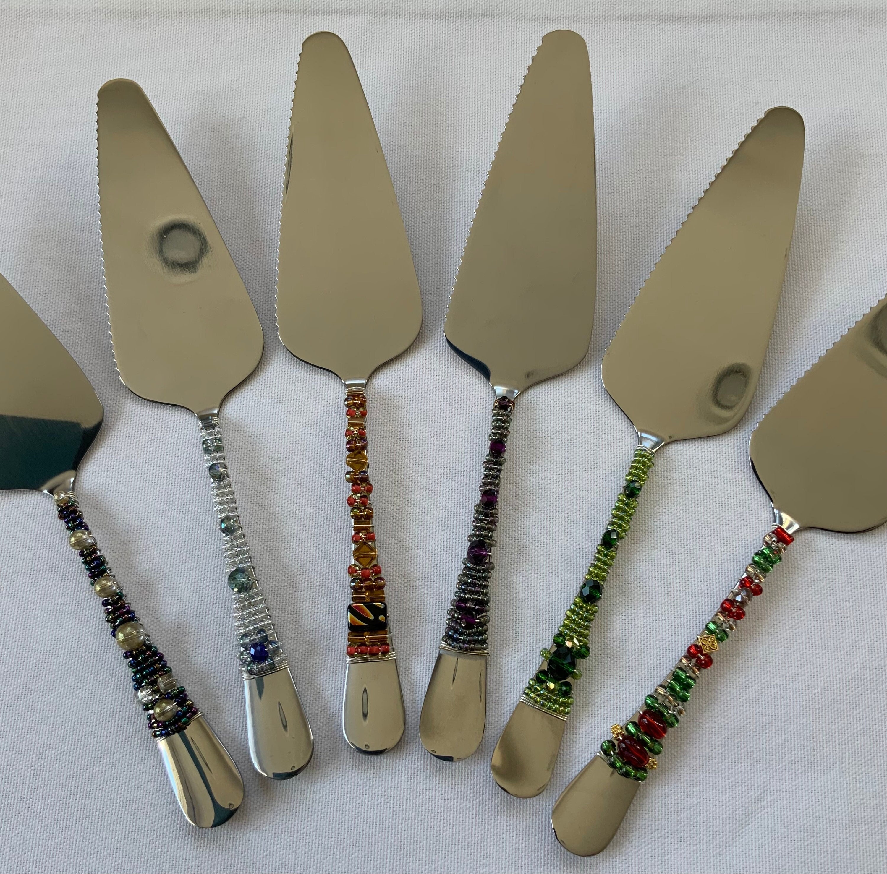 Even More Beaded Cake and Pie Servers - Etsy