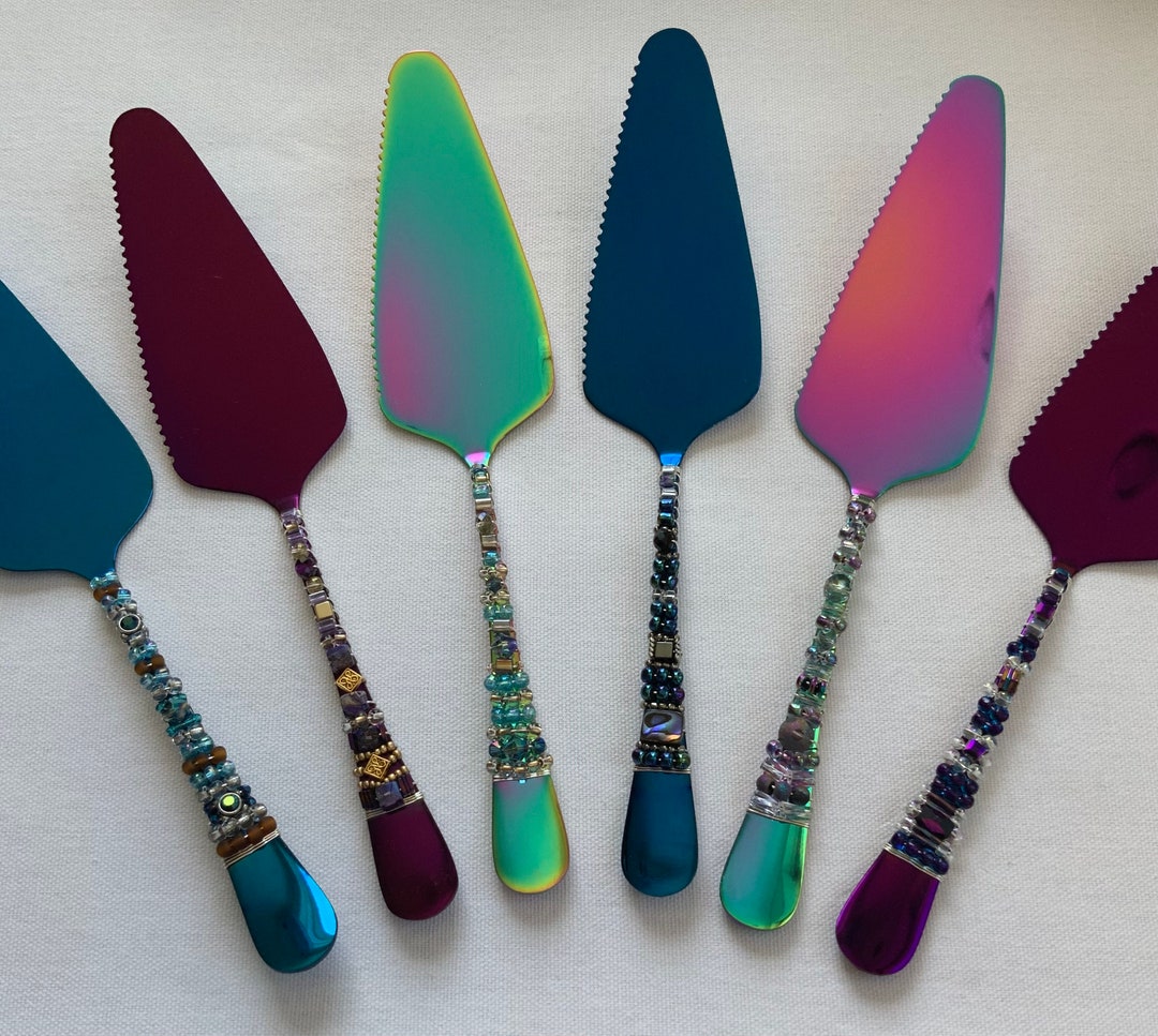 Stellar Beaded Cake and Pie Servers - Etsy