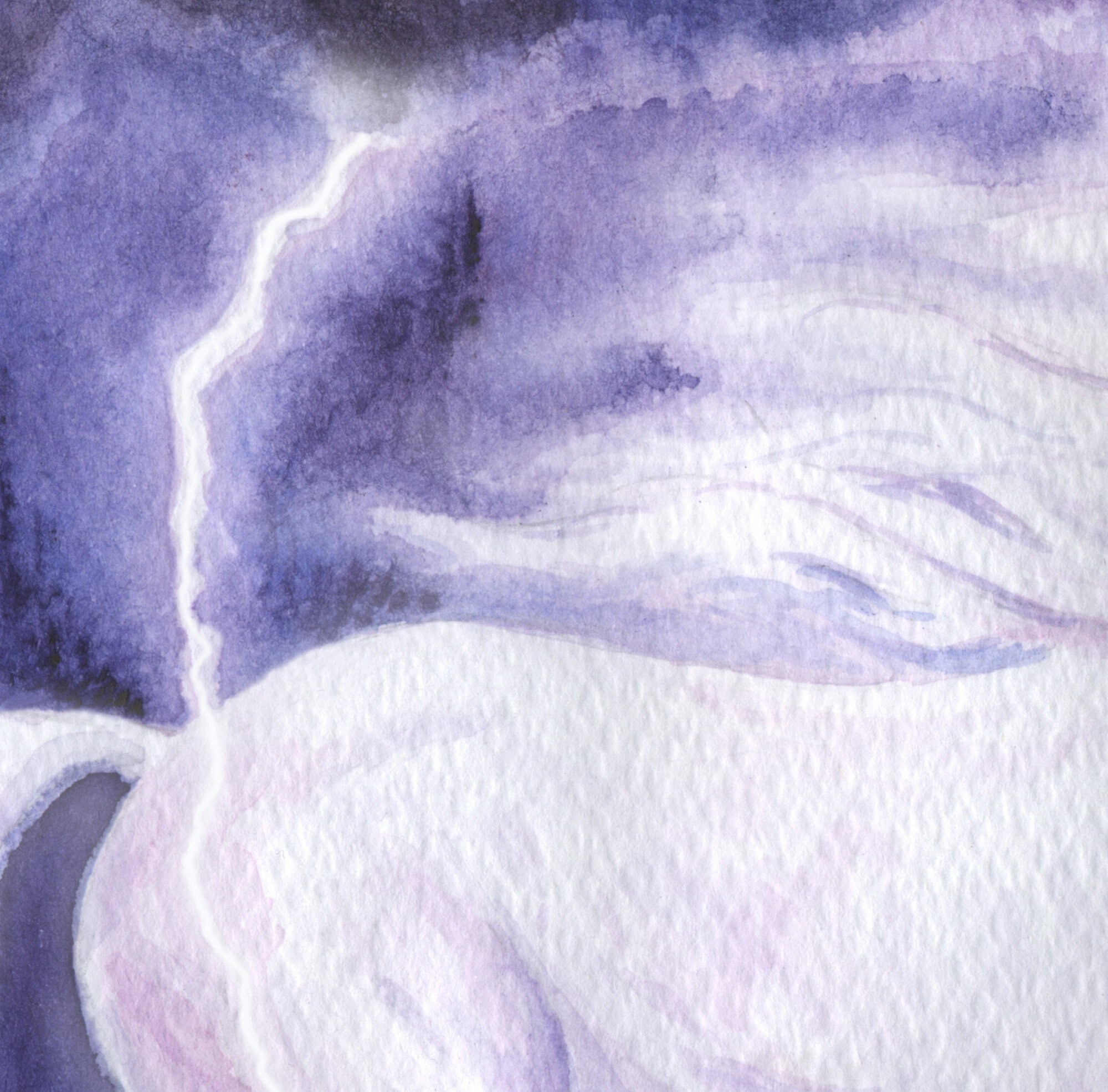 Typhoon Painting Storm Horse Lightning Mystic by Oksana Usenko - Etsy