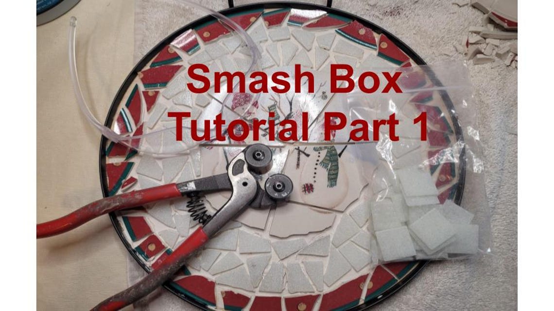 DIY Mosaic Tray Kit: Plate Smashing Craft Project - Etsy