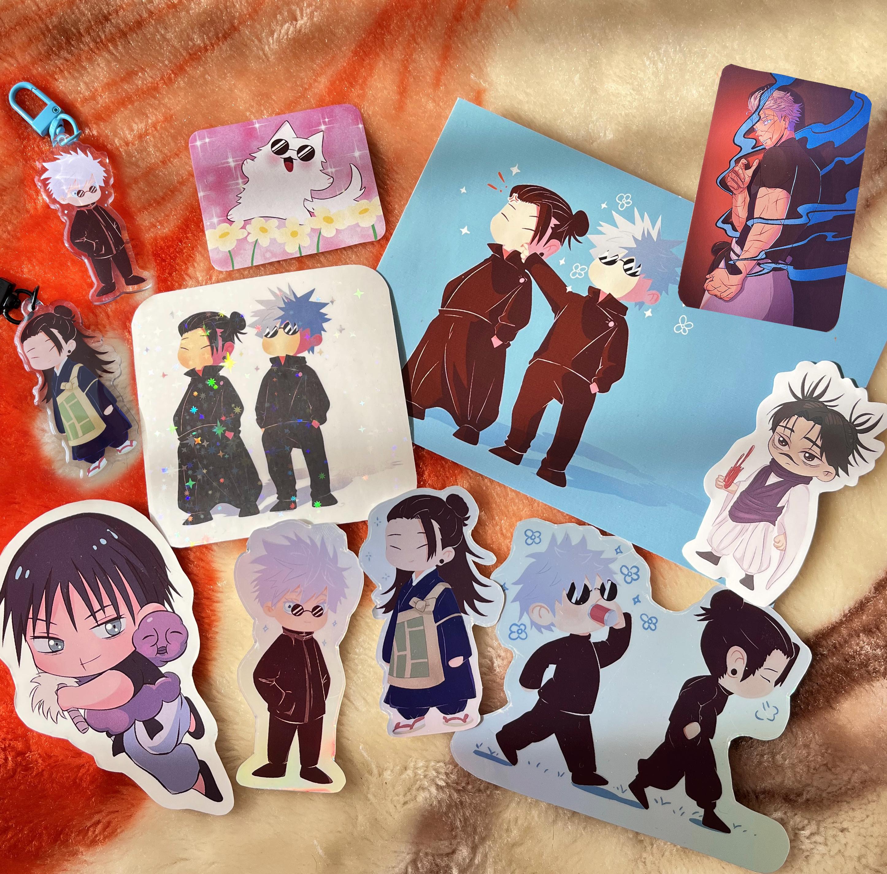 Gojo and Geto | Jjk Jujutsu Kaisen Anime Prints A6 | Anime | Gojo ...