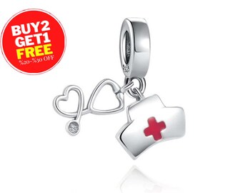 Nurse Pandora Charm | Etsy