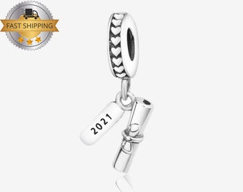 Graduation Pandora Charm | Etsy