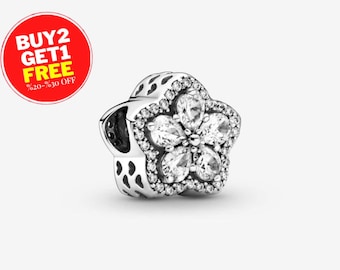 Pandora Snowflake Charm | Etsy