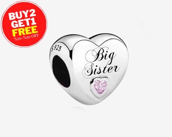 Pandora Big Sister Charm | Etsy