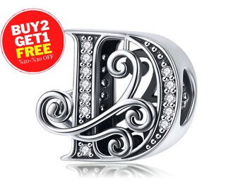 Letter D Charm | Etsy