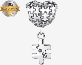 Jigsaw Puzzle Charm | Etsy