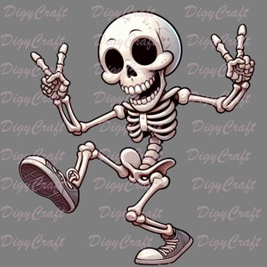 25 PNG- Images, 25 Jolly Skeletons, Skeleton Clipart, TRANSPARENT ...