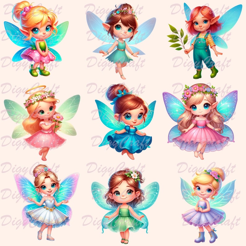 50 PNG- Images Pretty Fairies, Cute Fairies Clipart, TRANSPARENT ...