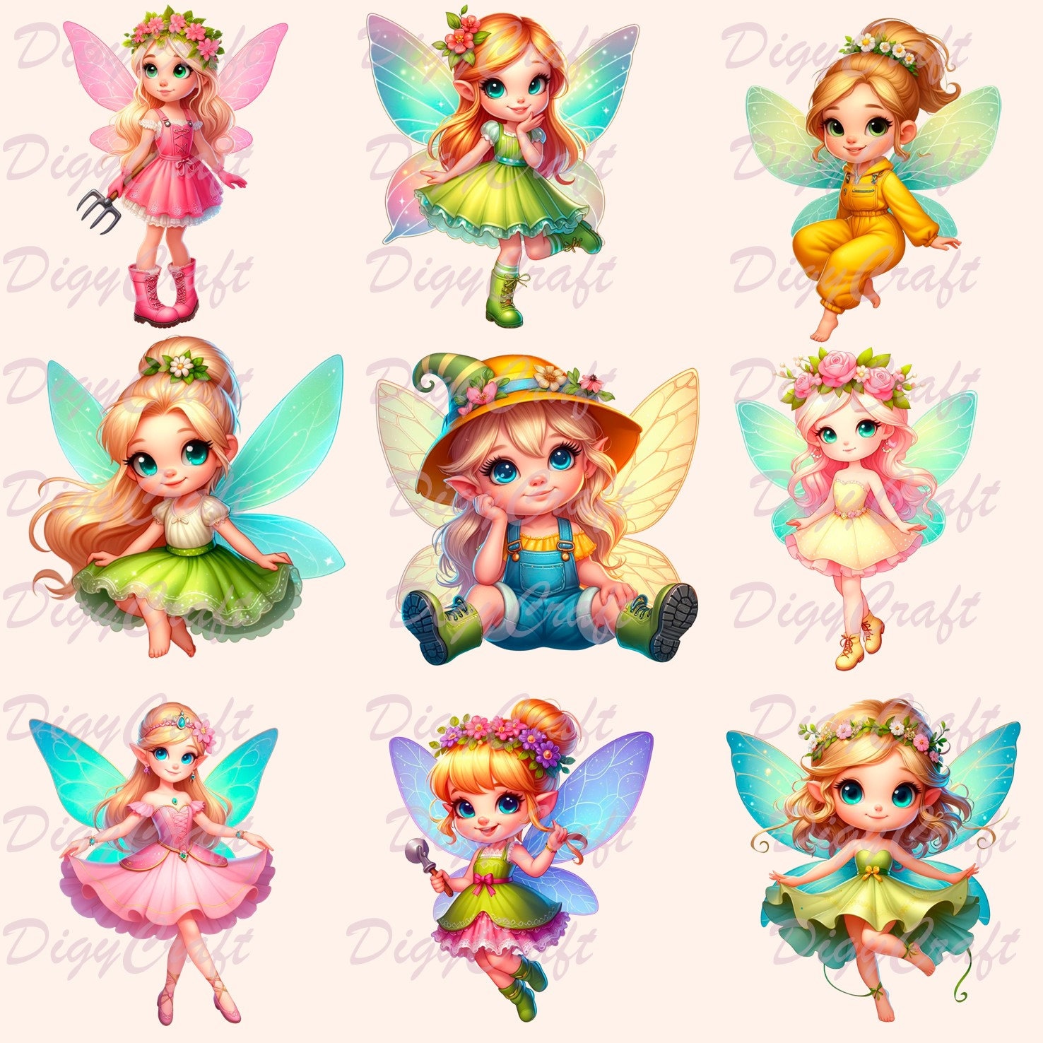 50 PNG Images Pretty Fairies, Cute Fairies Clipart, TRANSPARENT ...