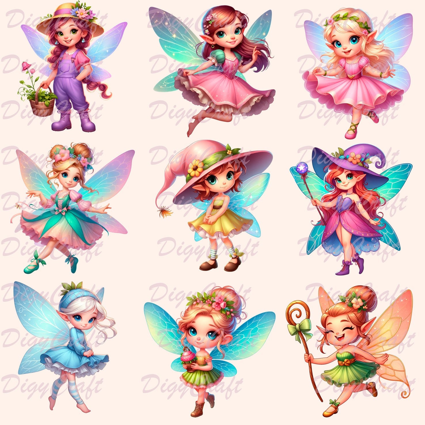 50 PNG- Images Pretty Fairies, Cute Fairies Clipart, TRANSPARENT ...
