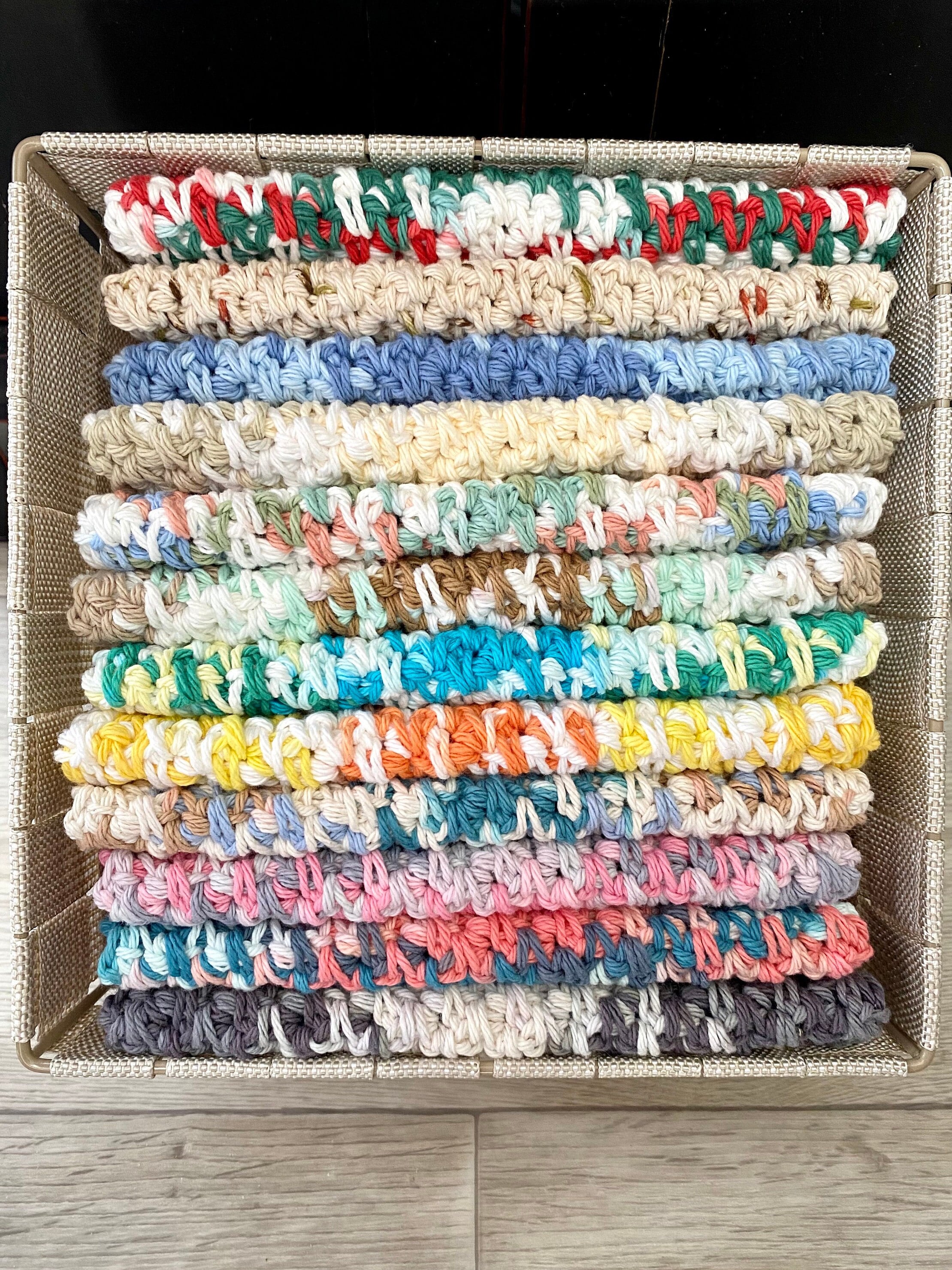 Crochet Dishcloths, Pick Your Own Colors & Quantities, Crochet Dish ...