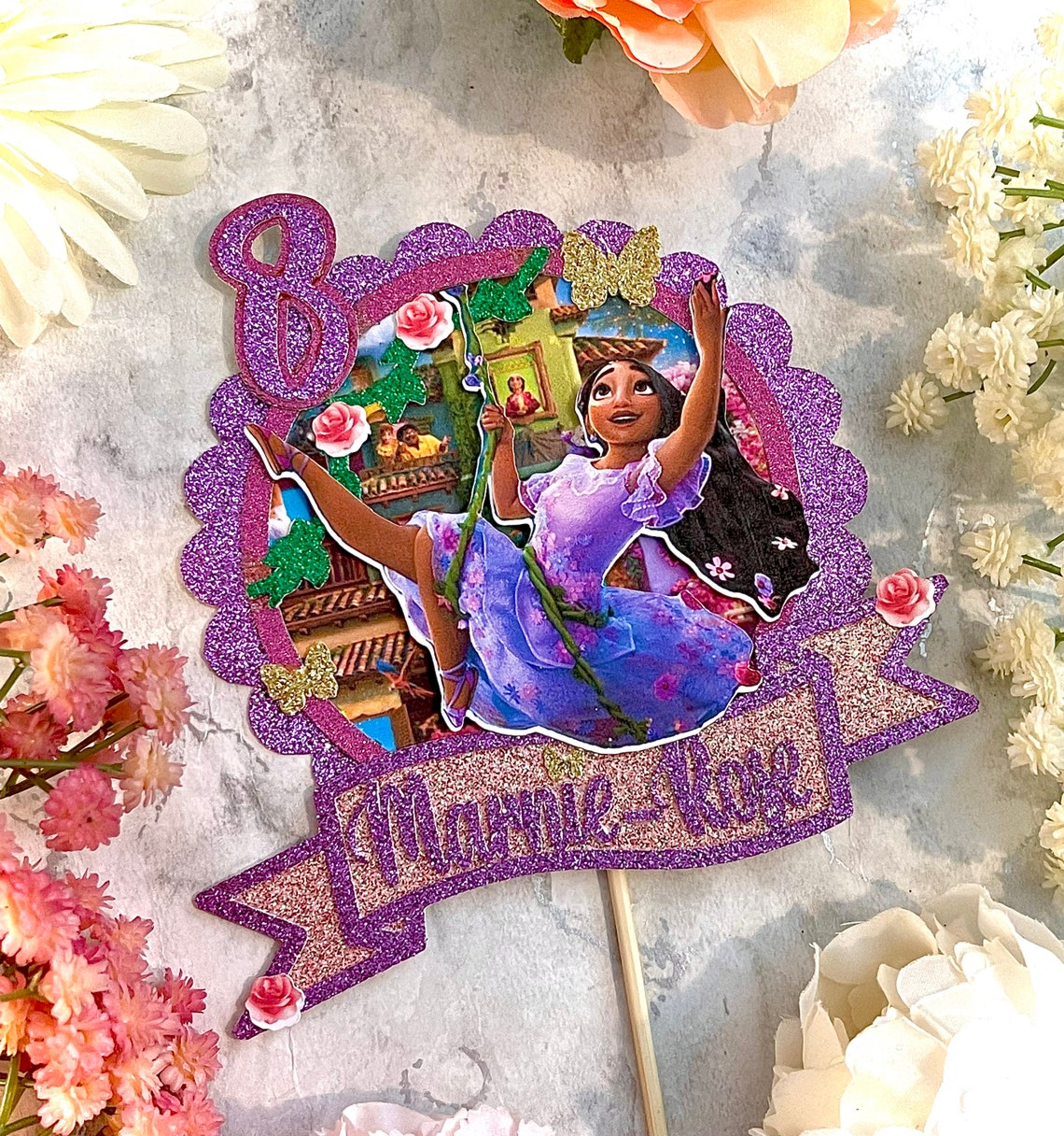 Encanto Isabela Cake Topper - Etsy UK