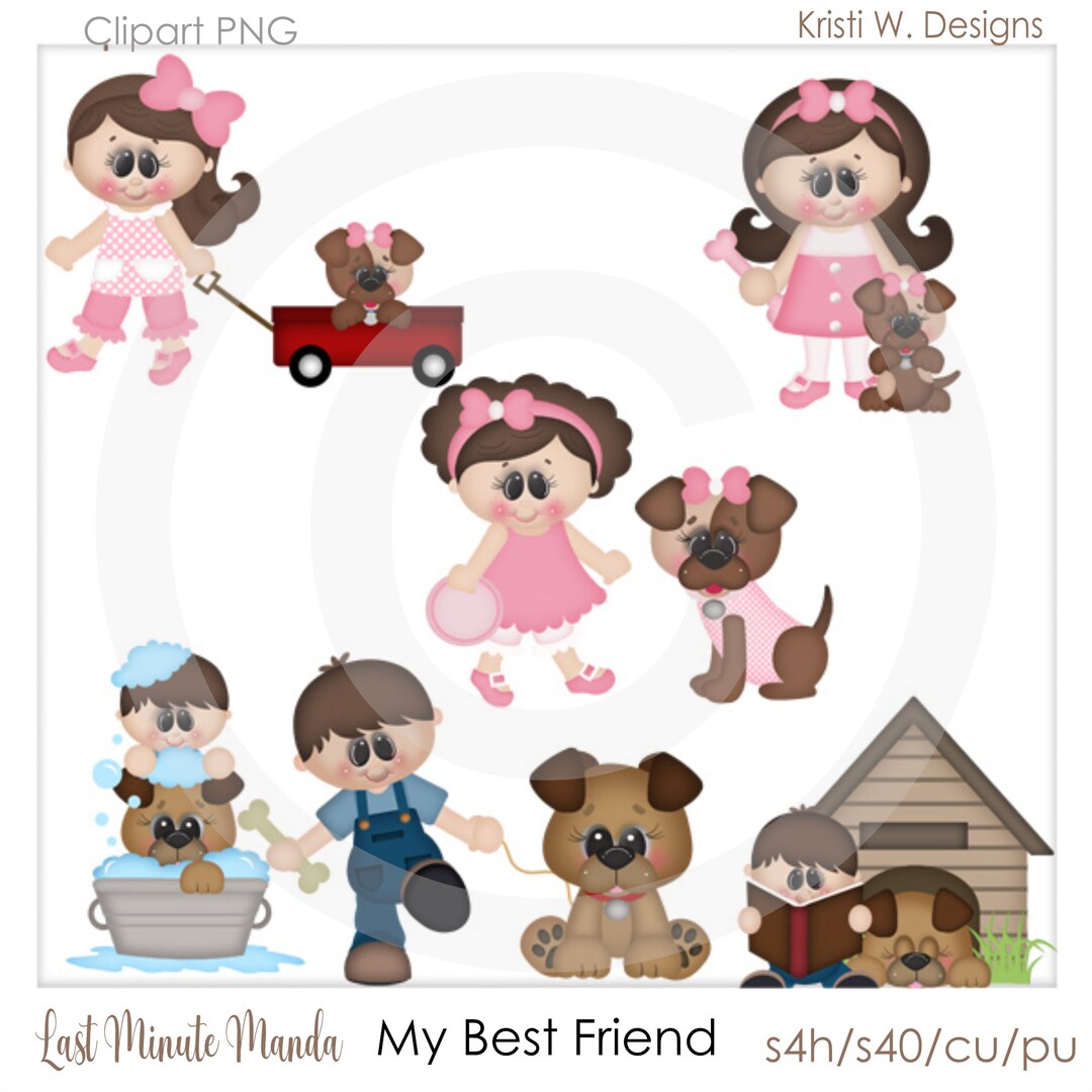 My Best Friend Transparent PNG Clipart - Etsy
