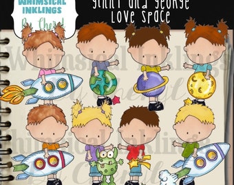 Ginny and George Halloween PNG Clip Art | Etsy