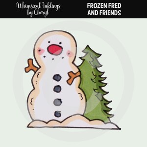 Frozen Fred and Friends PNG Clip Art - Etsy