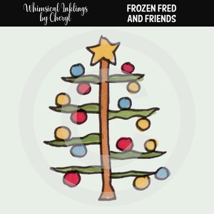 Frozen Fred and Friends PNG Clip Art - Etsy