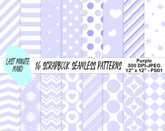 Pastel Blue Digital Paper Geometric Patterns for | Etsy