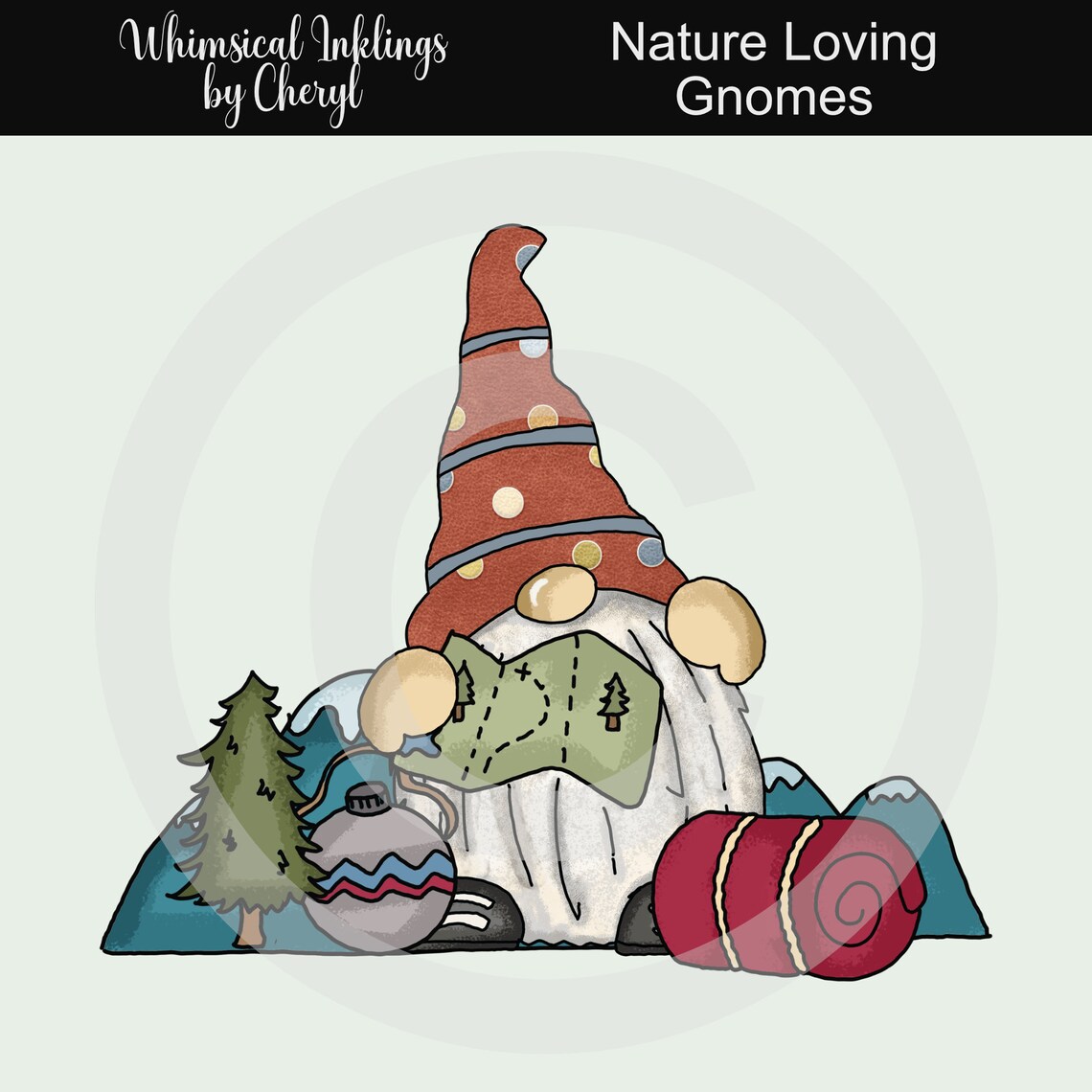 Nature Loving Gnomes PNG Clip Art - Etsy