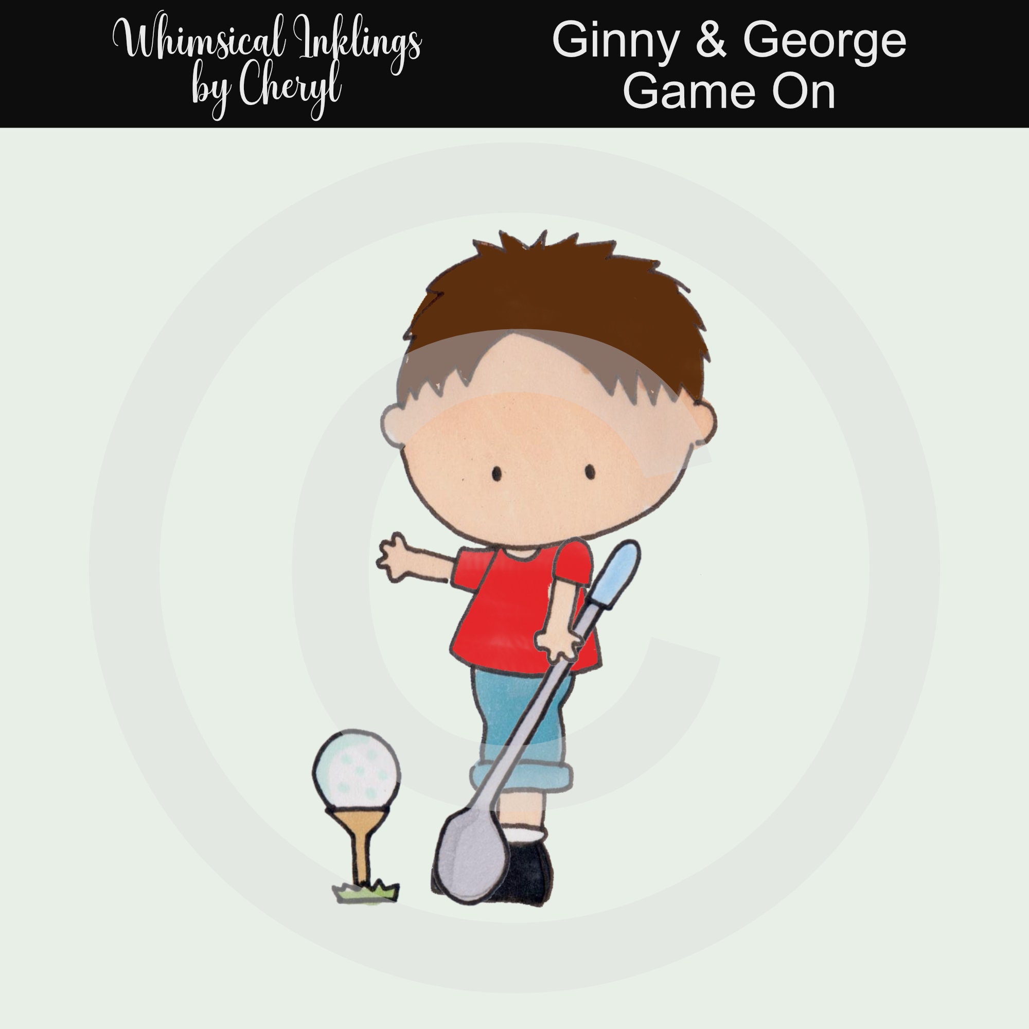 Ginny and George Game on PNG Clip Art - Etsy