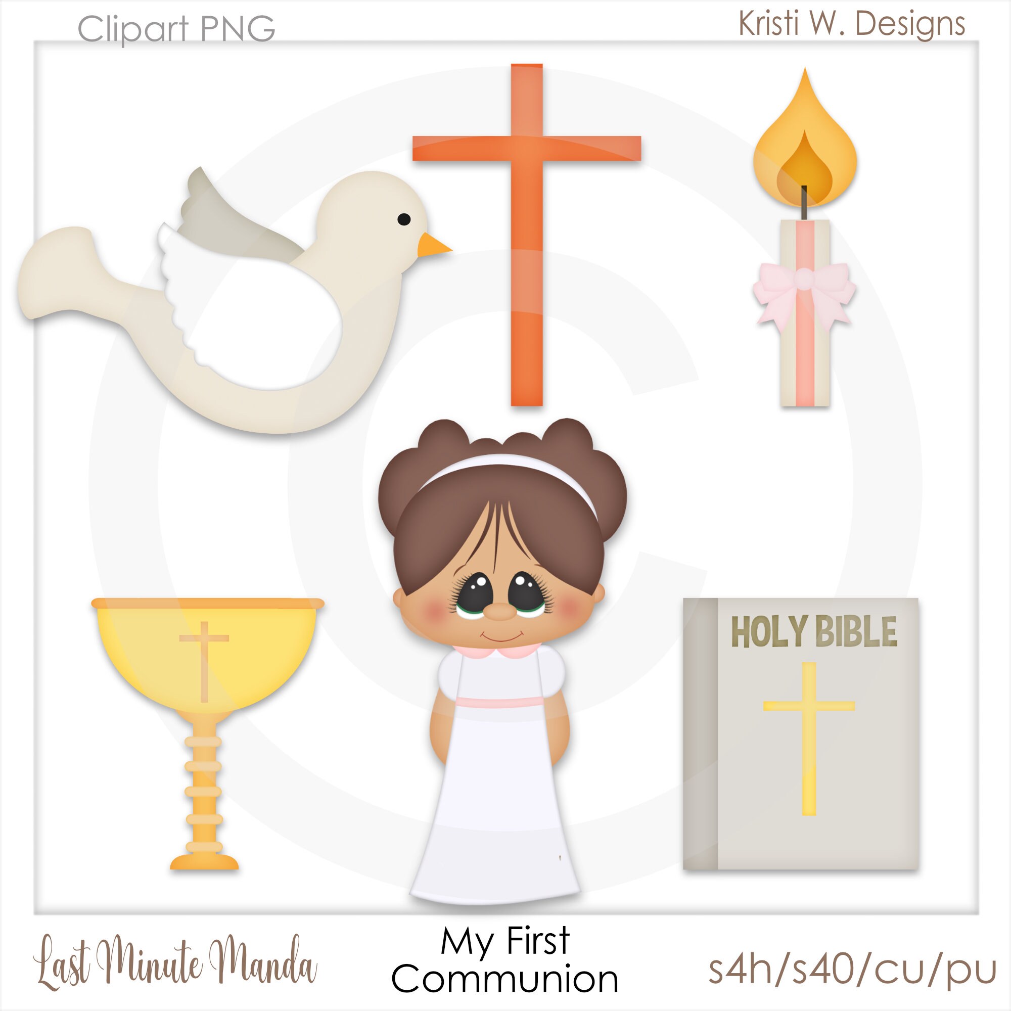 First Communion Symbols Clip Art