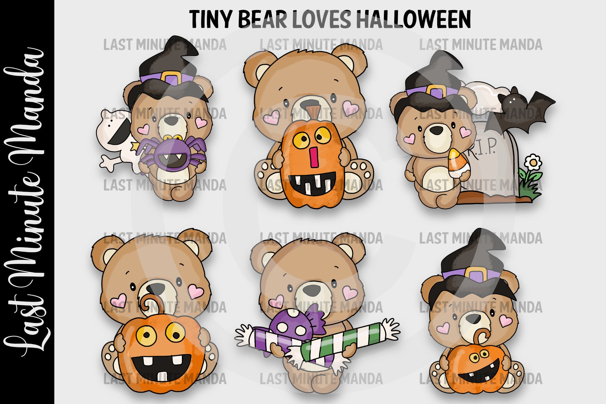 Halloween Bear Clip Art